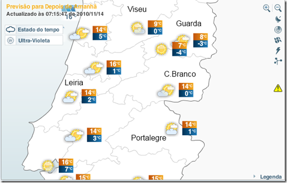 Meteorologia: Temperaturas baixas em Portugal Continental a partir de ...